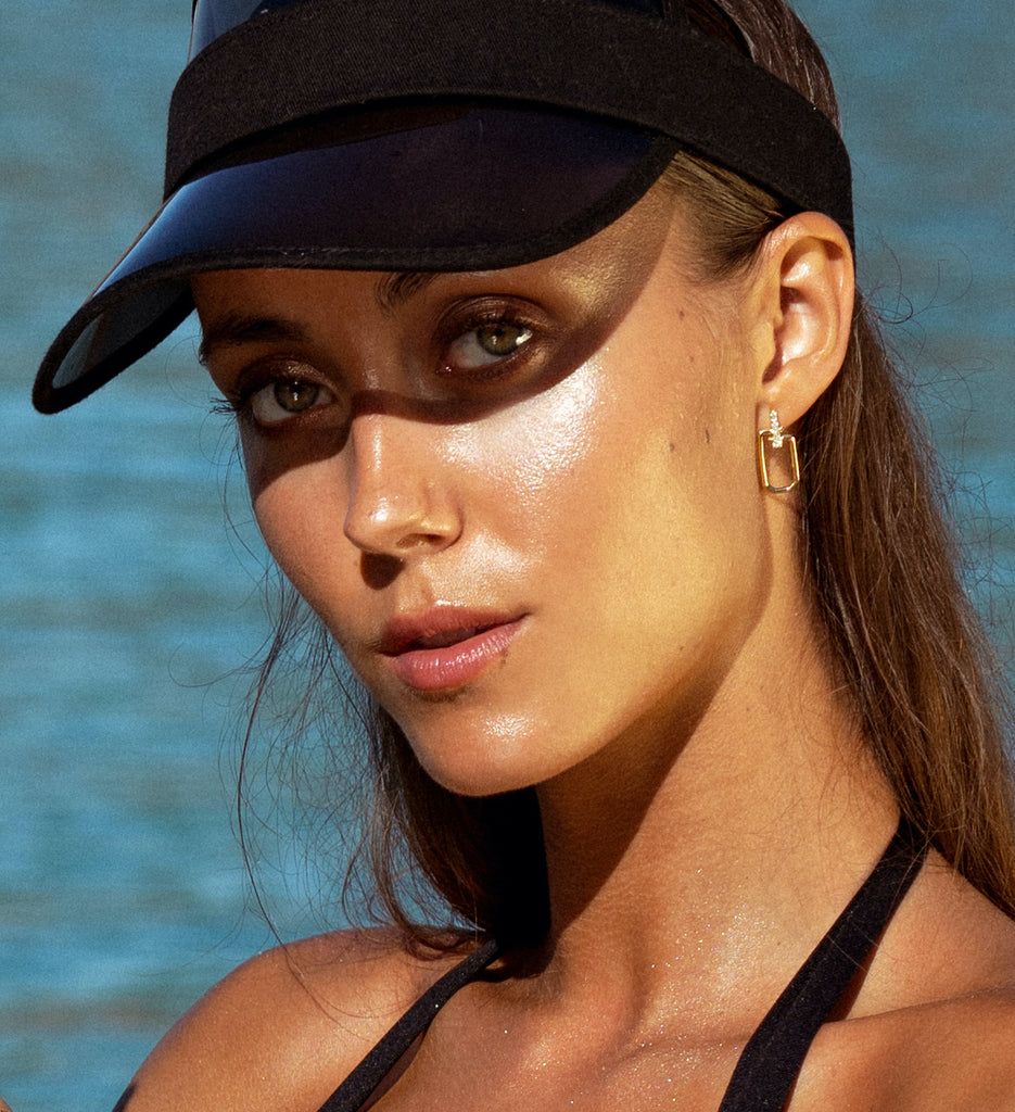 AIMÉE Earrings Sparkle - Gold – CLASSYANDFABULOUS Jewelry