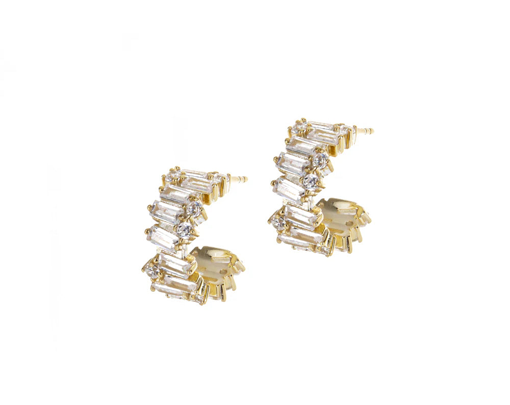 LORA BIG SMALL HOOPS - GOLD - LIMITIERT – CLASSYANDFABULOUS Jewelry